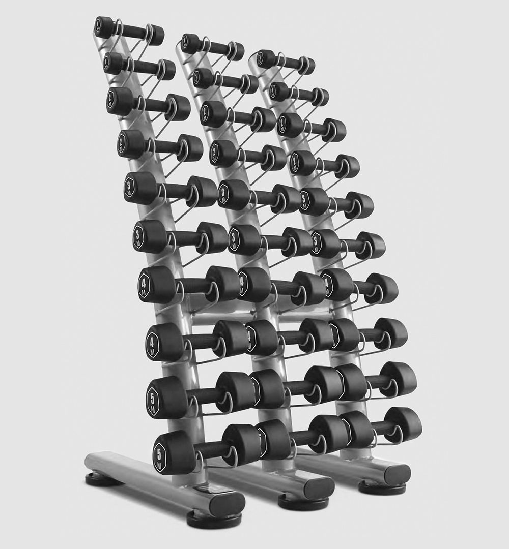 Vertical Dumbbell Rack - 15 Pair (Single Sided) | Masterkraft