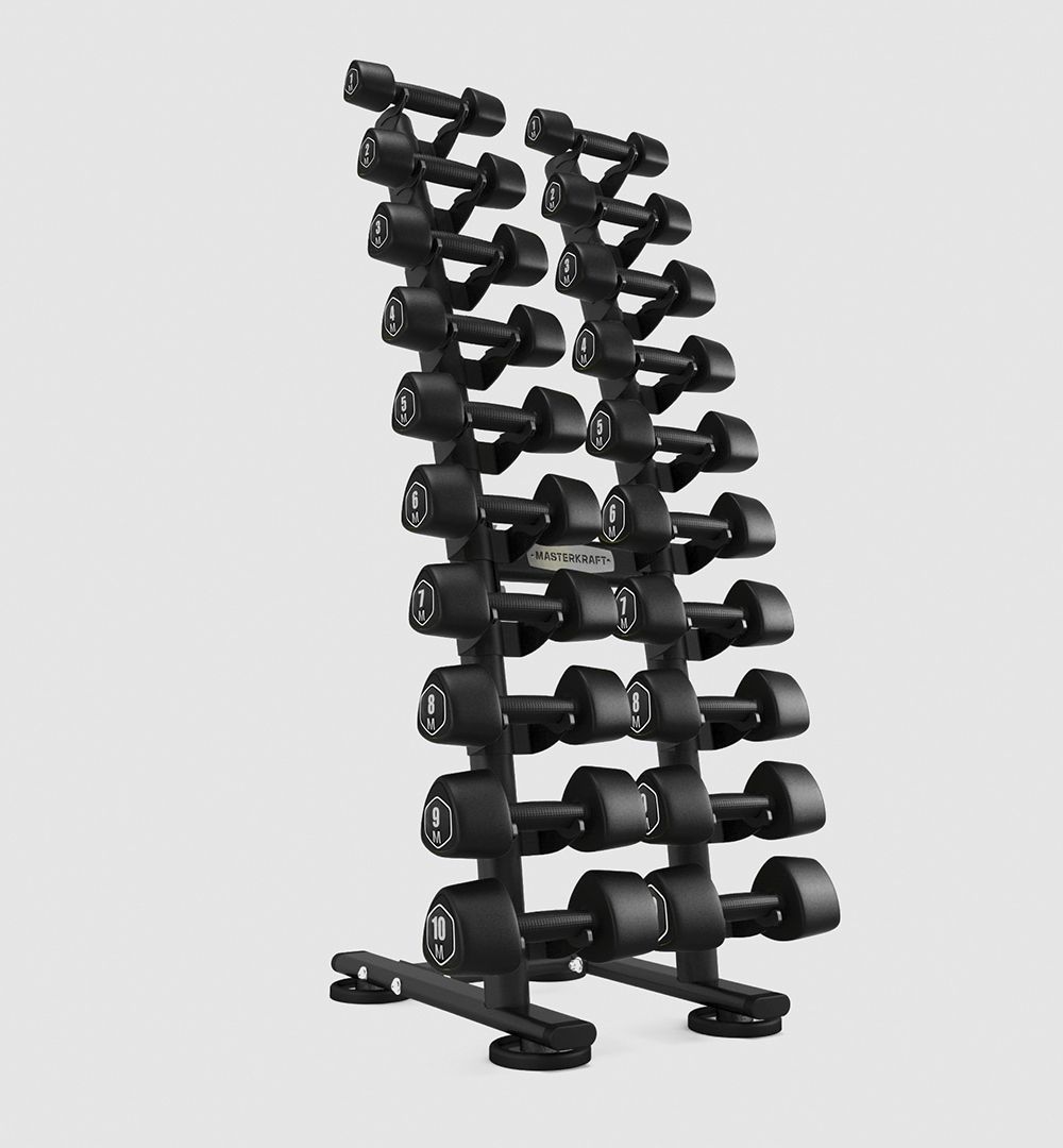 Vertical Dumbbell Rack - 10 Pair (Single Sided) 3.0 | Masterkraft
