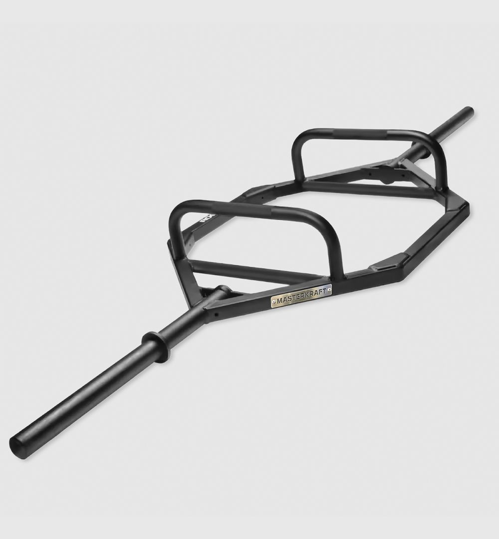 Olympic Hex Deadlift Barbell (400mm Loadable Sleeves) | Masterkraft