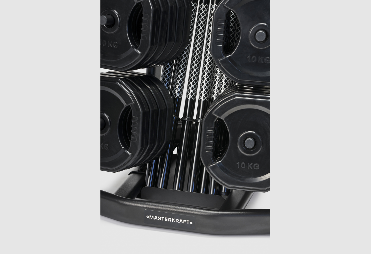 Group Fitness Barbell Sets - 375kg & Rack | Masterkraft