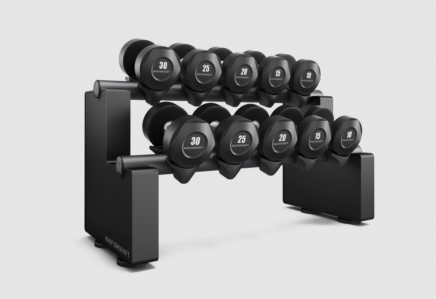 Horizontal Dumbbell Rack - 2 Tier (5 Pair) 2.0 | MASTERKRAFT