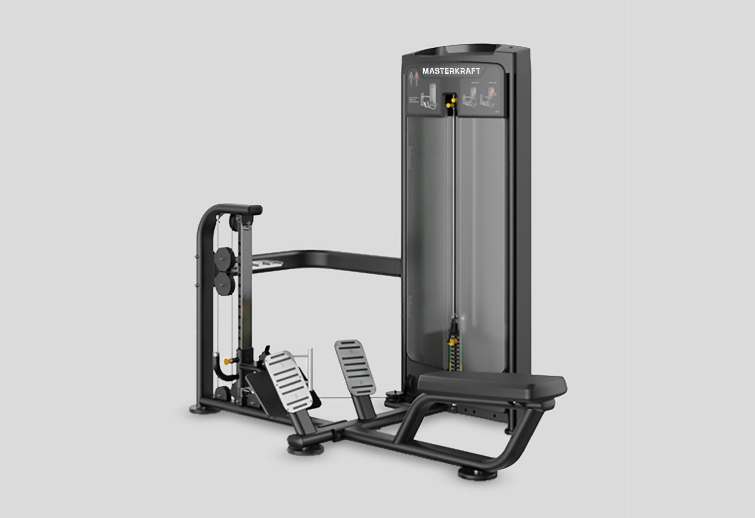 Seated Horizontal Pull Machine Elite (Selectorize) | Masterkraft